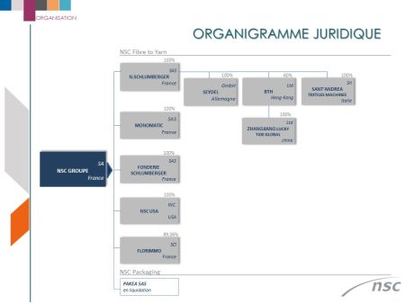 Organigramme fonctionnel - NSC Groupe